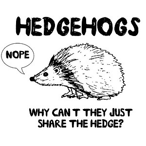 CafePress Hedgehogs Hedge No Mugs Ceramic Coffee Mug, Tea Cup 11 oz