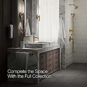 Kohler 77958-4A-2MB Components Plumbing Fixtures, Vibrant Brushed Moderne Brass