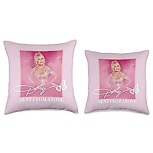 Dolly Parton Sent from Above Throw Pillow, 18x18, Multicolor