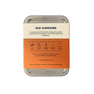 Manhattan Cocktail Kit (2 Pack) - The Cocktail Box Co. Premium Cocktail Kits - Make Hand Crafted Cocktails. Great Gift for Any Cocktail Lover and Makes The Perfect Travel Companion!