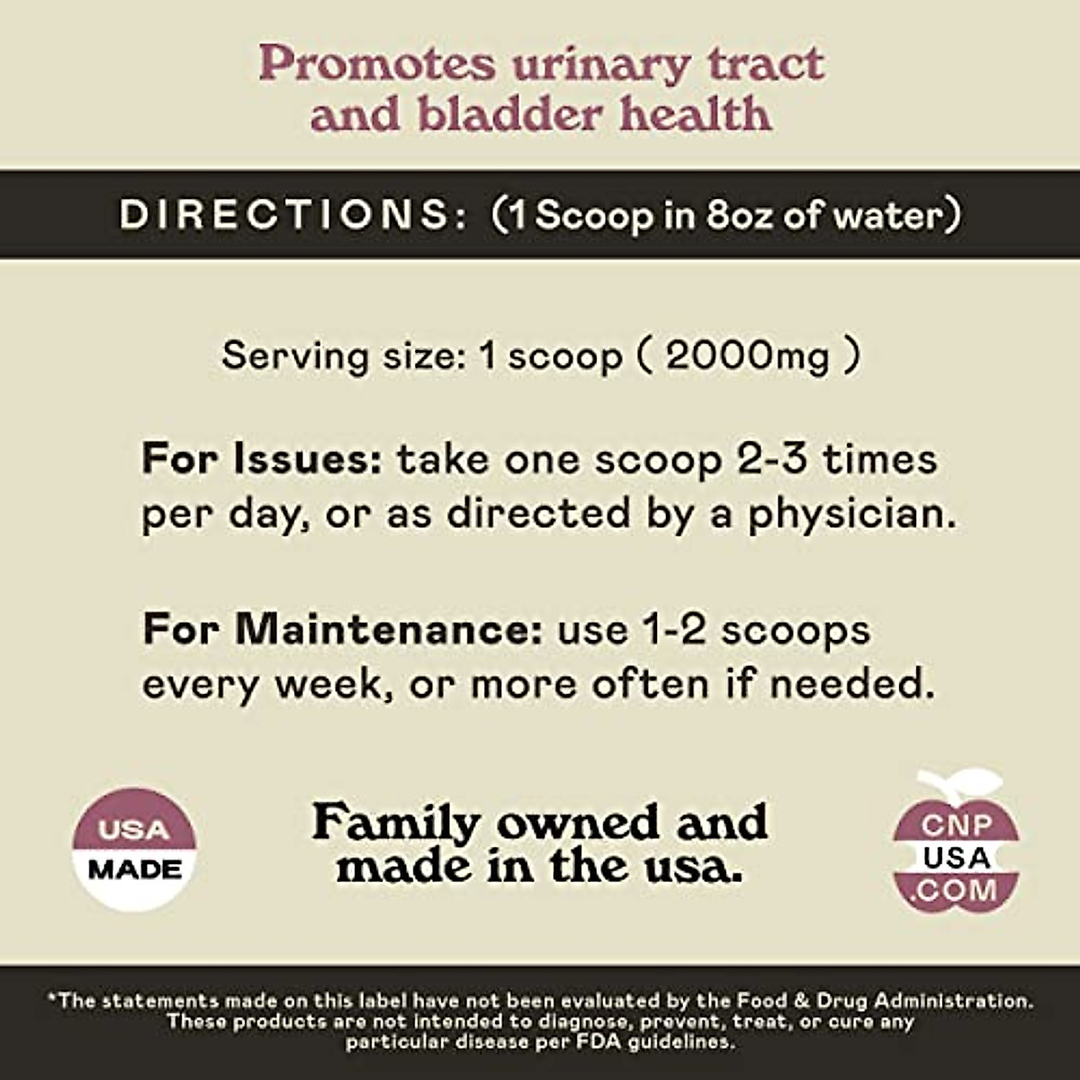 Pure D-Mannose Powder Supplement - Bulk D-Mannose 10oz (283 g) 120 Servings for UTI, Bladder, & Urinary Tract Health