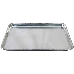 Tiger Chef 1/2 Half Size 18 x 13 inch Aluminum Sheet Pan Commercial Bakery Equipment Cake Pans NSF Approved 19 Gauge 1 Pack