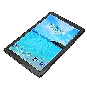 Jopwkuin Tablet PC, 1920x1200 Resolution US Plug 110-240V HD Tablet for Watching for Android 8.1 (Black)