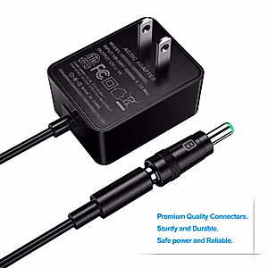 SoulBay 12V 1A AC Adapter Charger Replacement w/8 tips, Regulated Power Supply Cord for LED Strip Light, CCTV Camera, BT Speaker, GPS, Webcam, Router, DC12V Transformer with ETL Certificate