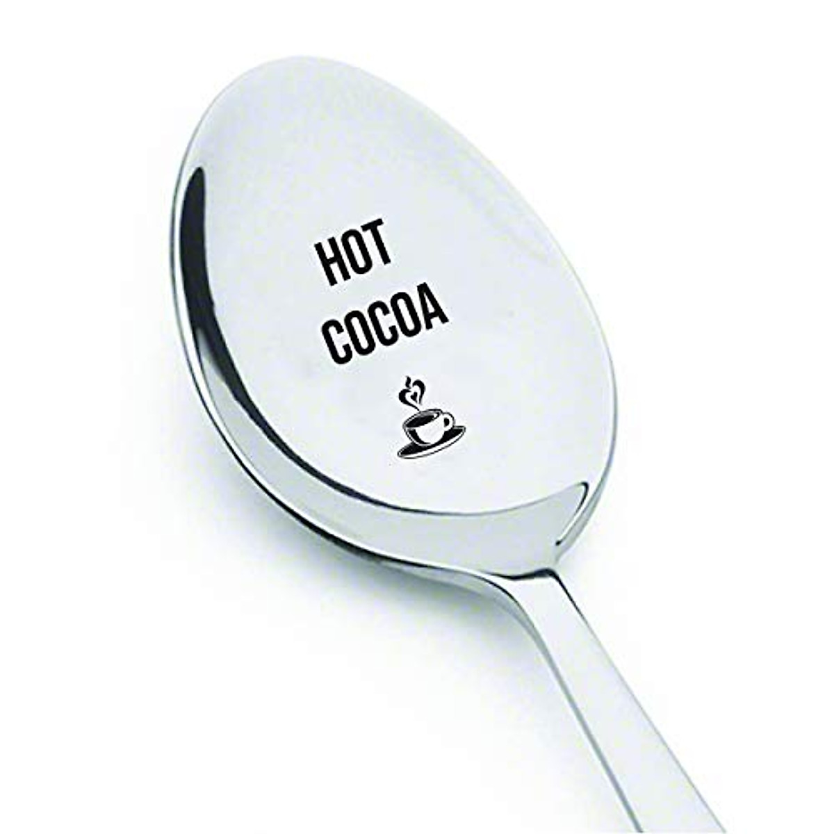 Hot Cocoa With Coffee Hot Chocolate Spoon For Stocking Stuffer Engraved Coffee Spoon Anniversary Unique Love Gift Coffee Lovers Gift Idea