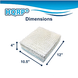 HQRP Wick Filter Replacement Compatible with Bemis Essick Air AIRCARE SS390DWHT, 826000, 826800, 826600, 826900, 821000, 821001, 831000 Evaporative Humidifiers