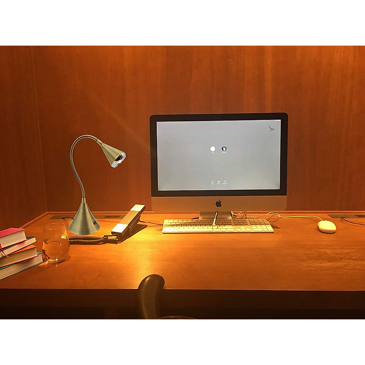 HomeFocus LED Desk Lamp with Touch Dimmable,Table Lamp,Night Light,Reading Desk Lamp,Office Desk Lamp,Working Desk Lamp,Gold Desk Lamp,LED 5W,3000K Warm Light,Metal,Antique Brass