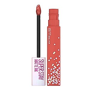 Maybelline New York Super Stay Matte Ink Liquid Lipstick, Transfer Proof, Long Lasting, Limited Edition Birthday Cake Scented Shades, Show Runner, 0.17 Fl Oz
