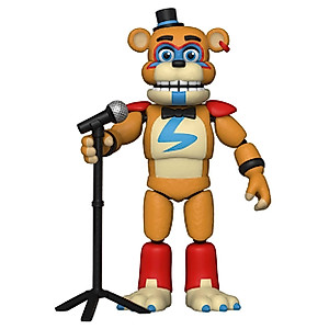 Funko Action Figure: Five Nights At Freddy's (FNAF) PizzaPlex-Glamrock Freddy Fazbear - FNAF Pizza Simulator - Collectible - Gift Idea - Official Merchandise - for Boys, Girls, Kids & Adults