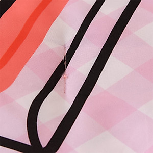 Aimuan Fashion Girl Comforter Sets Cosmetic Perfume Bag Lipstick Diva Pink Quilt Set Nail Polish Pattern Decorative Quilted 3 Pcs Makeup Bedding Set with 2 Pillowcases (Pink, Twin)