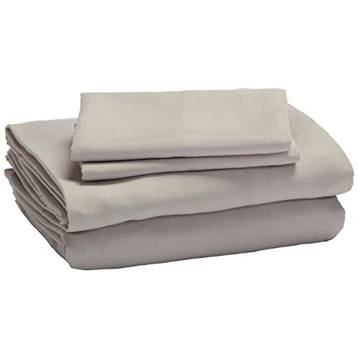 Amazon Basics 10-Piece Bed-in-a-Bag - Soft, Easy-Wash Microfiber - Full/Queen, Blue Watercolor Floral