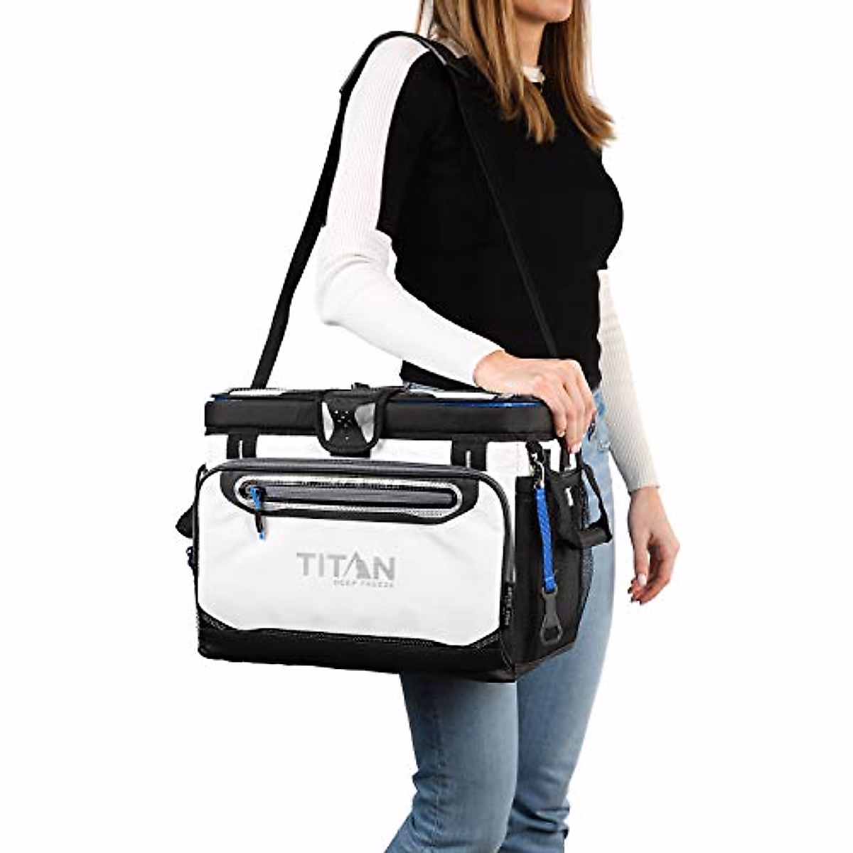 Arctic Zone Titan Deep Freeze 30 Can Zipperless Cooler, White