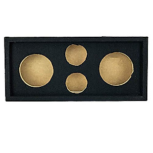Q Power Car Audio Subwoofer Enclosure Box Chuchero for 6.5" Mids and 3" Tweeters