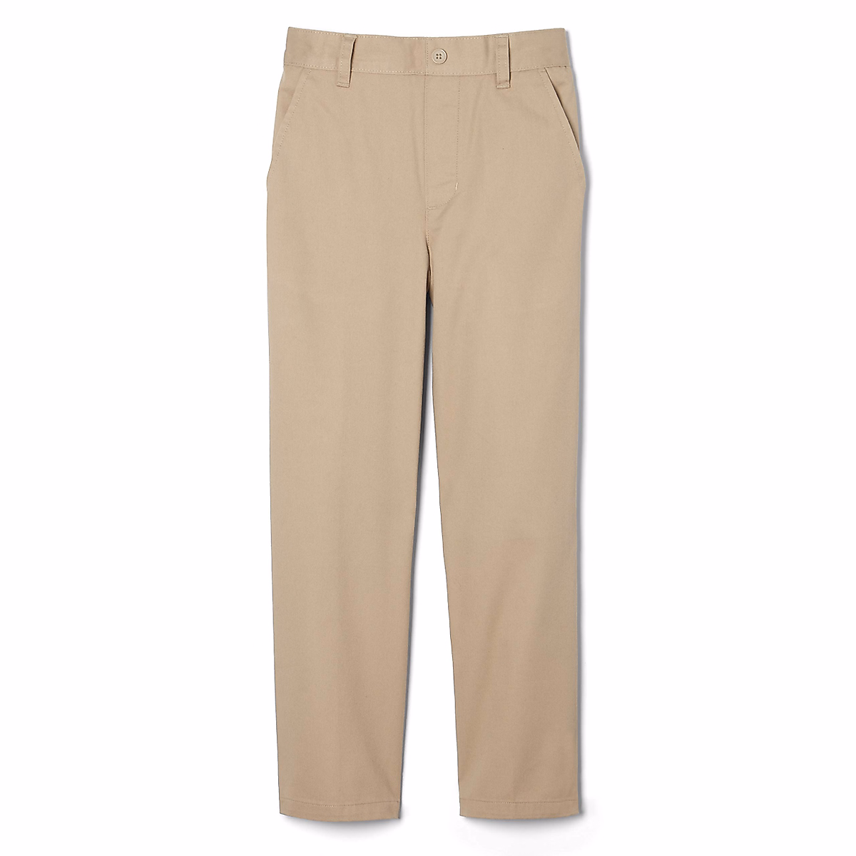 French Toast Boys' Little Pull-on Relaxed Fit School Uniform Pant (Standard & Husky), Khaki, 6