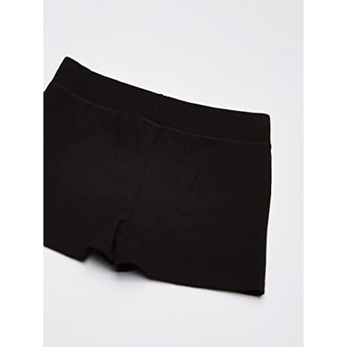 Hanes Little Girls' Jersey Short (Pack of 3), Ebony, Medium