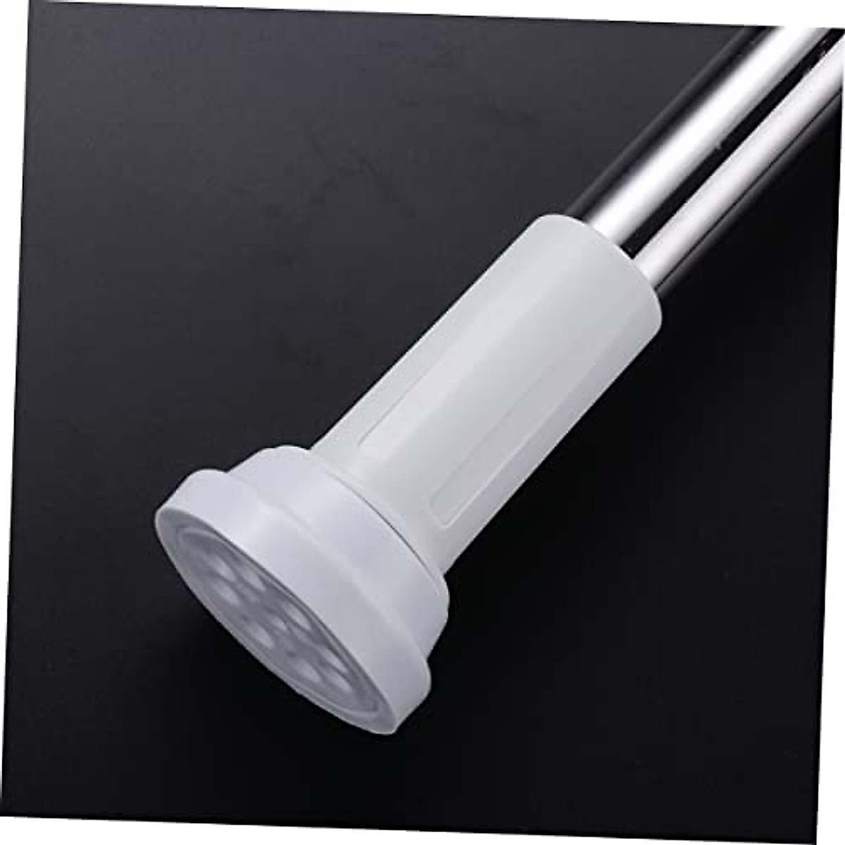 Garneck 2pcs Spring Tension Rod Retractable Tension Rod Stainless Steel Curtain Rod Coat Hanger Pole Wall Curtain Rod Retractable Clothes Line Curtain Rod Brackets Clothing Hanging Rod