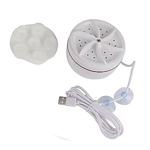 Portable Mini Washing Machine, Foldable Design Sonicleaning Automatic Cycle USB Power Tiny Spaces for Socks Underpant or Small Items, Apartment, Dorm, Camping, RV Travel laundry