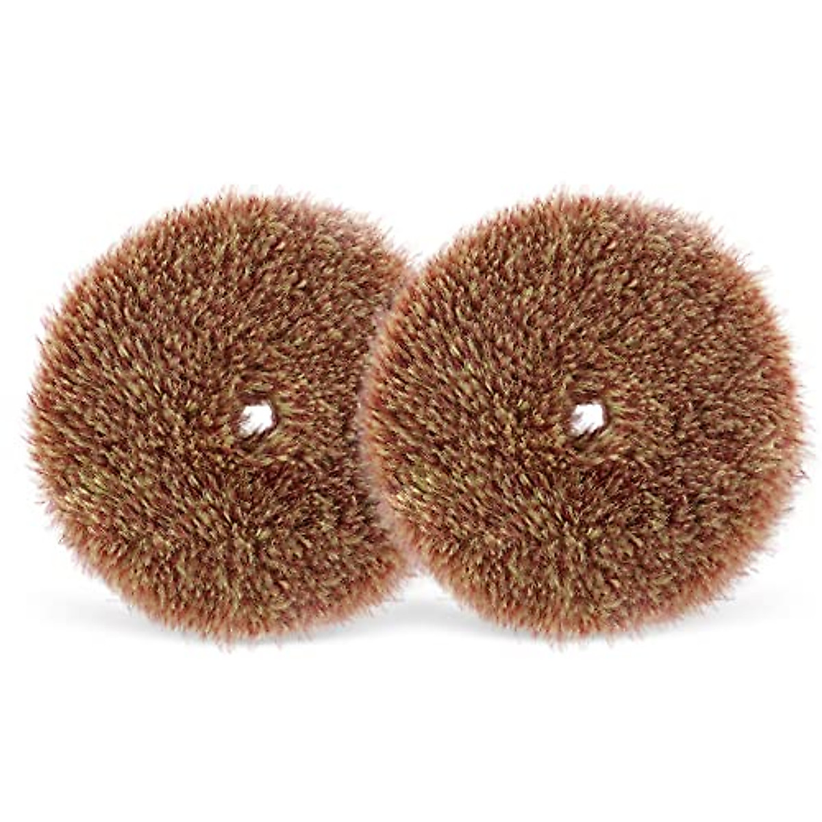 Wool Polishing Pads, SPTA 2Pcs 6 Inch (150mm) Wool Cutting Pad, Long Hair Wool Buffing and Polishing Pad Set, Wool Buffing Wheel for Heavy Cut for 6 Inch Car Polisher Polishing, Buffing and Cutting