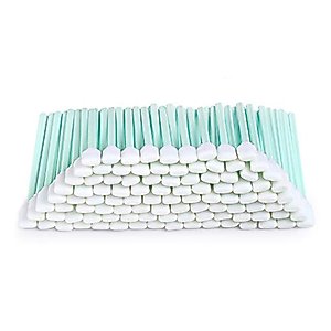 100pc 5.11" Square Rectangle Foam Cleaning Swab Sticks for Solvent Format Inkjet Printer Roland Optical Equipment