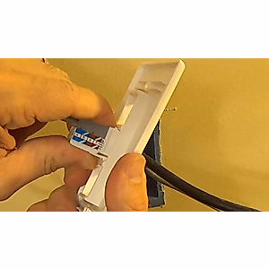 Cat5e Keystone Ethernet Wall Jack Punch Down UTP 45-Degree (Easier Termination Than 90-Degree), RJ45 Slim Profile Speed Termination 45° Angled Blue (50 Pack)