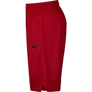 Nike Dri-FIT Icon, Men's Basketball Shorts, Athletic Shorts with Side Pockets, University Red/University Red, L