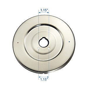 Escutcheon Replacement for Moen 16090 Chateau Collection, for One-Handle Tub and Shower Faucets, Brushed Nickel