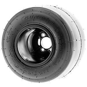 SunF Go-Kart & Kart-Racer Slick Tire 11x7.10-5, 4-Ply, Smooth Tread, Tubeless, Rim(s) NOT included