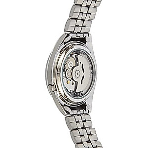 Seiko Men's SNKL15 Stainless Steel Analog with Silver Dial Watch