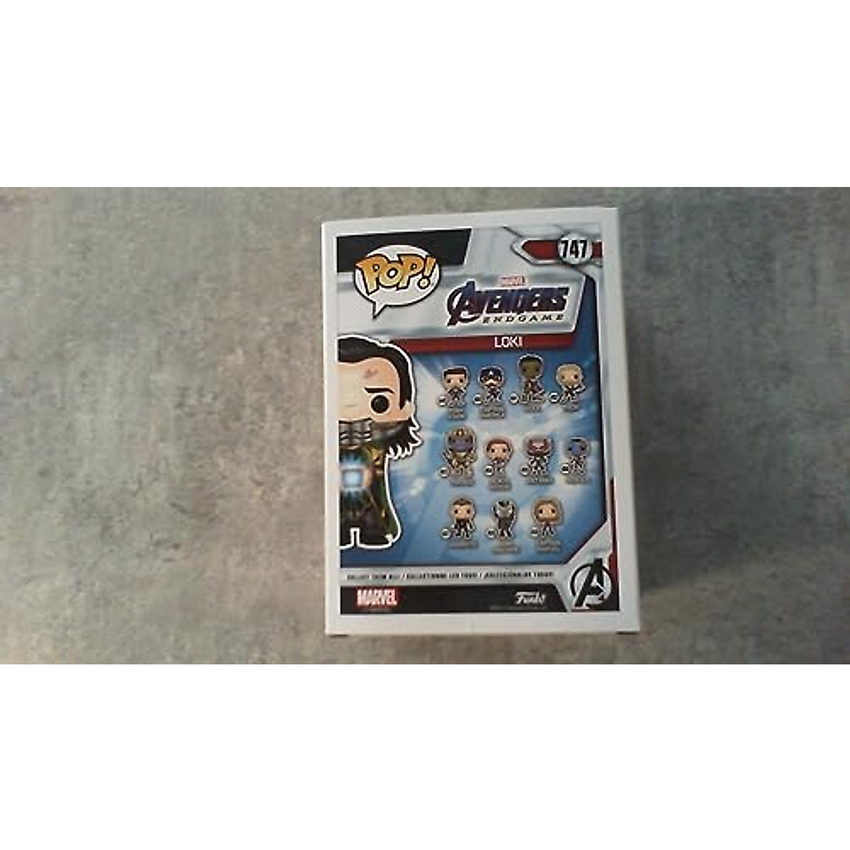 Funko Pop! Marvel: Avengers Endgame - Loki with Glow-in-The-Dark Tesseract