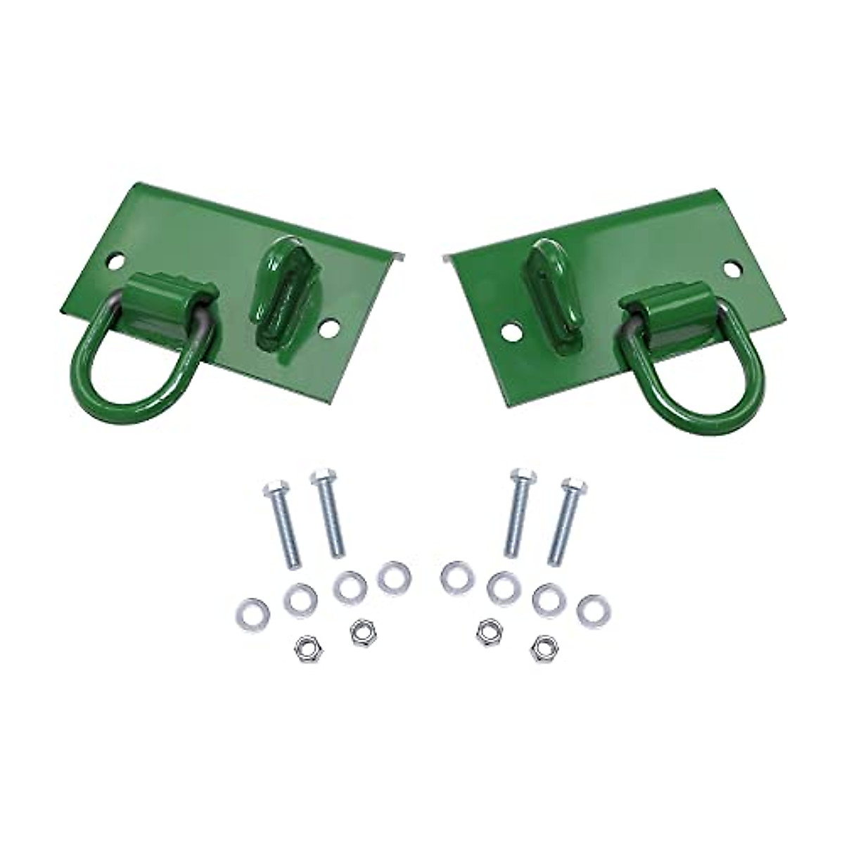 osemar Tractor Bucket Hooks Bolt On Grab Hooks and D Ring Compatible With John Deere 1025R 2032R 3320 2520 Compact Tractor