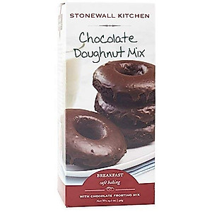 Stonewall Kitchen Doughnut Mix Bundle Including Chocolate and Cinnamon Sugar Flavors