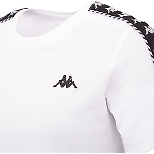 Kappa Women's Standard T-Shirt, Bright White, 21