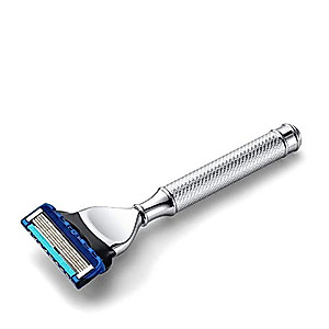 The Art of Shaving Fusion chrome engraved razor, .27 lb.