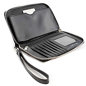 Buckle-Down Women's PU Zip Around Wallet Rectangle-Mulan, 7.5"x4.5"