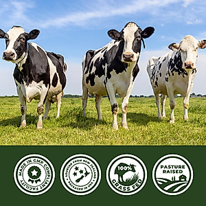 Beef Organ Supplement Grass Fed - 7 Beef Organs Complex from New Zealand - Liver, Heart, Pancreas, Kidney, Lung, Spleen, Bone Marrow - Non-GMO, No Fillers, Hormone & Antibiotic Free - Carnivore Diet