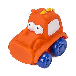Kidoozie Mini Monster Trucks – Teaches Beneficial Roleplay and Employs Tactile Engagement – Includes Yellow, Orange, Blue, Green, and Red Trucks with Varying Facial Expressions – For Ages 18 Months and Up