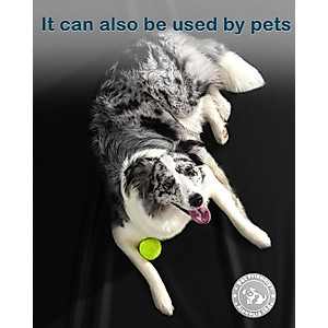 Grounding Mat for Bed,Earth Connected Mattress Pad Sheets for Improve Sleep,Breathable Grounding Pad Includes Grounding Cord (27"x71")