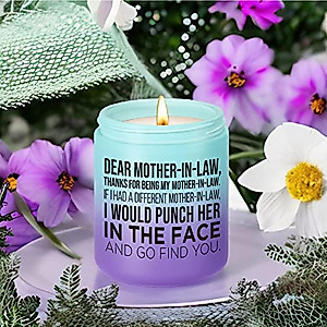 GSPY Gifts for Mother in Law, Mother in Law Candle, Mother in Law Gifts, Mother in Law Gifts from Daughter in Law, Mother in Law Birthday Gifts, Mother in Law Wedding Gift from Bride - Candles