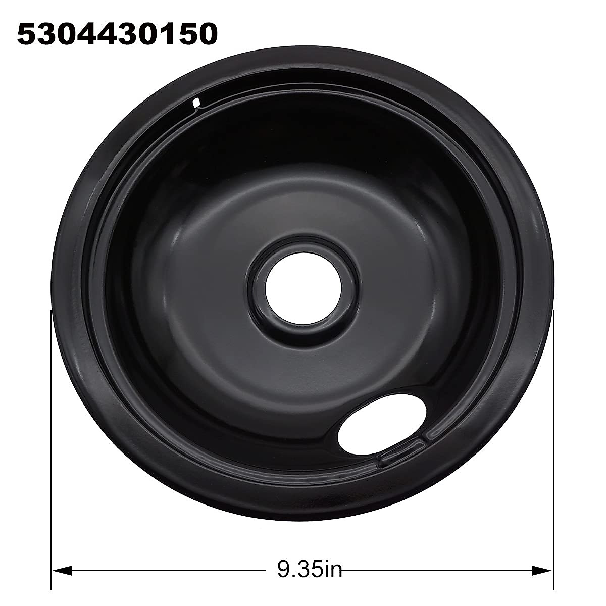 Siwdoy 318067041 318067051 Porcelain Drip Pan Set and MP22YA Electric Range Burner Element Unit Set, Compatible with Frigi-daire Ken-more Range Oven Replaces 5304430149 5304430150