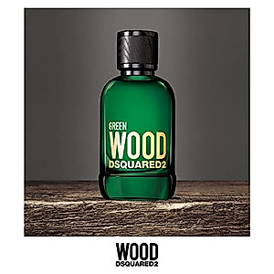 DSQUARED2 Green Wood For Men Eau de Toilette Spray, 3.4 Ounce