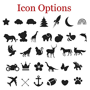 Personalized Baby Crib Sheets with Name and Icon, Design Your Own Baby Fitted Sheets for Girls Boys, Custom Pack and Play Sheets, Crib Mattress Sheets, Mini Crib Sheet | Name Crib Sheets