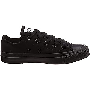 Converse Unisex Chuck Taylor All Star Low Top Black/Black Sneakers - 7 B(M) US Women / 5 D(M) US Men