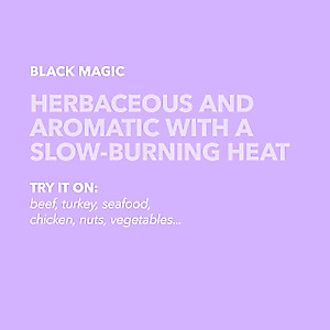 Spiceology - Black Magic - Cajun Blackening Spice Blend - Spicy Creole Dry Rub and Seasoning - Use On: Beef, Chicken, Mac N' Cheese, Turkey, Butter, Seafood or Nuts - 4.4 oz