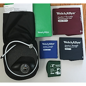 Welch Allyn DS58-MC Gauge with Family Practice Kit, Nylon Zipper Case