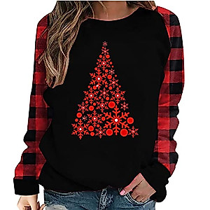 Christmas Tshirts Shirts for Women Holiday Teacher Outfits for Women Santa Costume Outfit Women Christmas Stocking Stuffers
