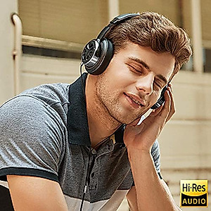 1MORE Triple Driver Over-Ear Headphones Comfortable Foldable Earphones with Hi-Res Hi-Fi Sound, Bass Driven, Tangle-Free Detachable Cable for Smartphones/Android/PC/Tablet - Silver/Titanium