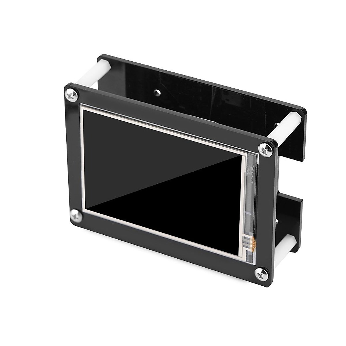 3.5 inch LCD Screen for Raspberry , IPS 60fps 3.5 inch LCD Display for Raspberry with Black Acrylic Case, 320x480~1920x1080 Adjustable Resolution