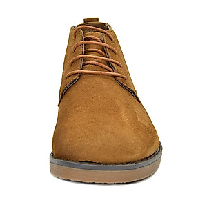 Bruno Marc Men's Chukka Camel Suede Leather Chukka Desert Oxford Ankle Boots Size 10 M US