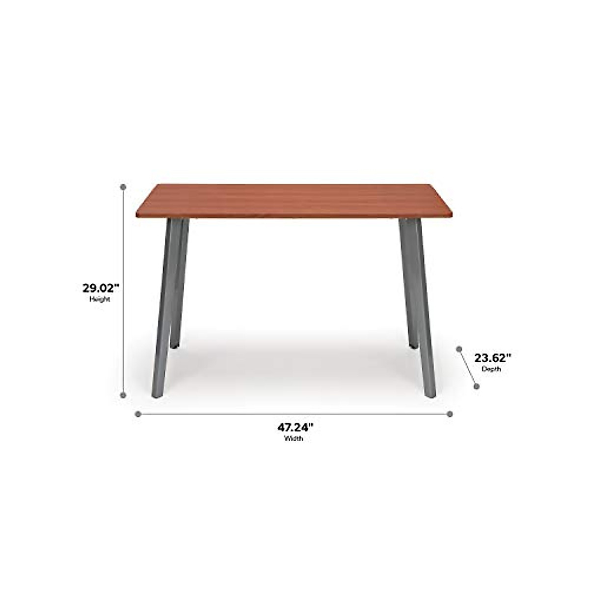 OFM Table Computer Desk, 48, Cherry