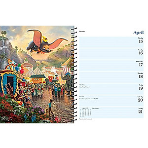 Thomas Kinkade Studios: Disney Dreams Collection 2019 Engagement Calendar